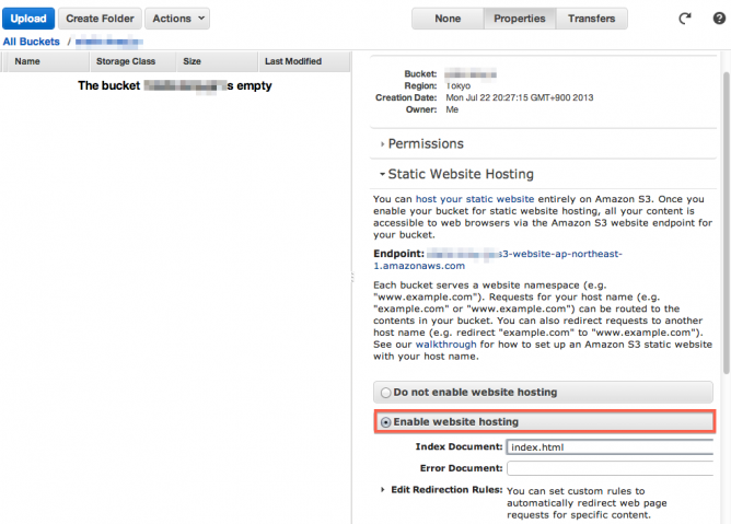 Amazon S3のStatic Web Hostingにアクセス制限をかけて使ってみる – KRAY Inc. Amazon S3のStatic Web Hostingにアクセス制限をかけて使ってみる – KRAY Inc.